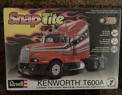 Revell Snap Tite Historic Series Kenworth T600A Model Kit 1:32 Scale ...