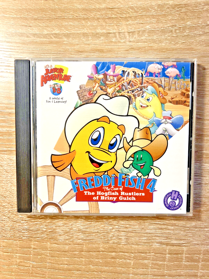 Freddi Fish 4 Hogfish Rustlers of Briny Gulch CD-ROM PC Game Windows ...