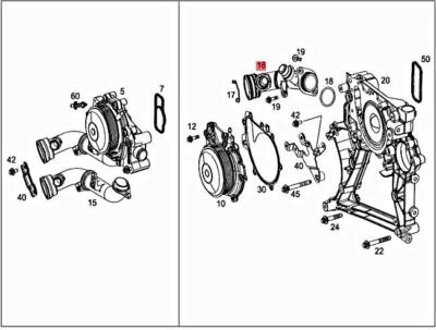 Genuine MERCEDES Coolant line 6512001651 | eBay