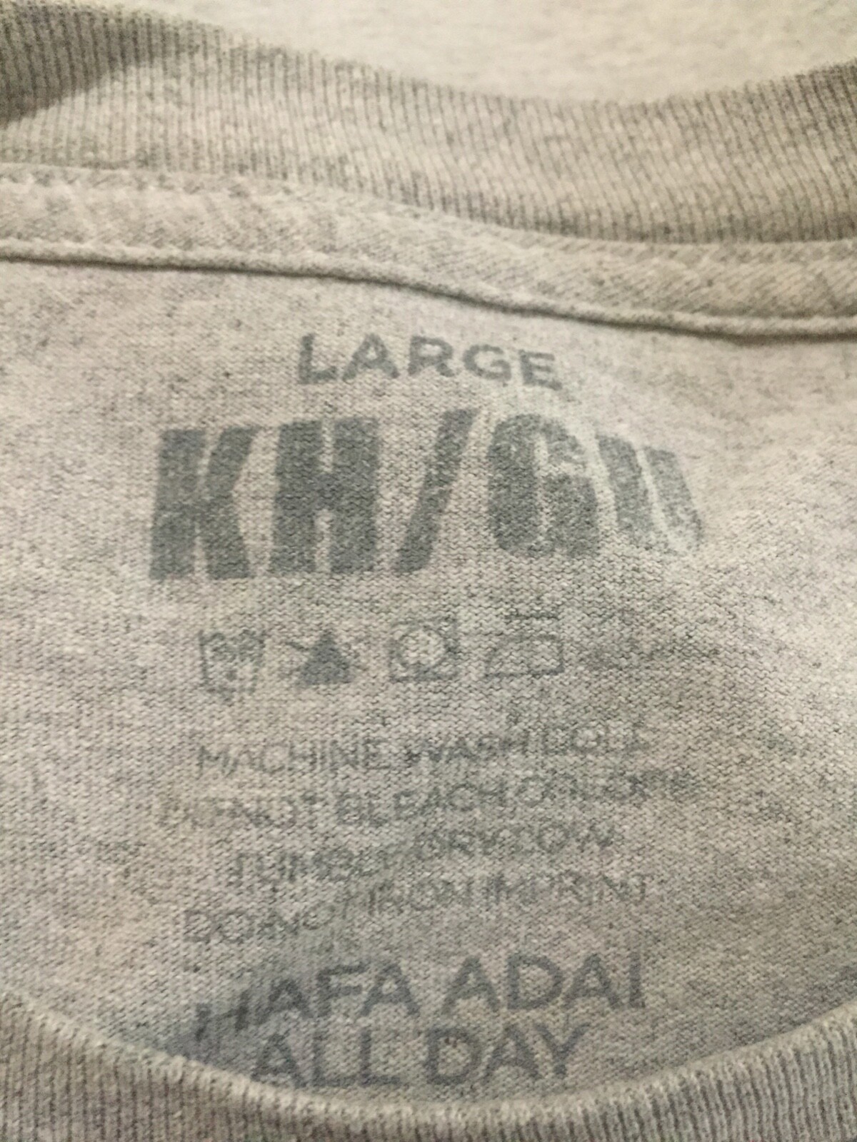 Hafa Adai All Day Kicks Hawaii Guam Men’s Gray T Shir… - Gem