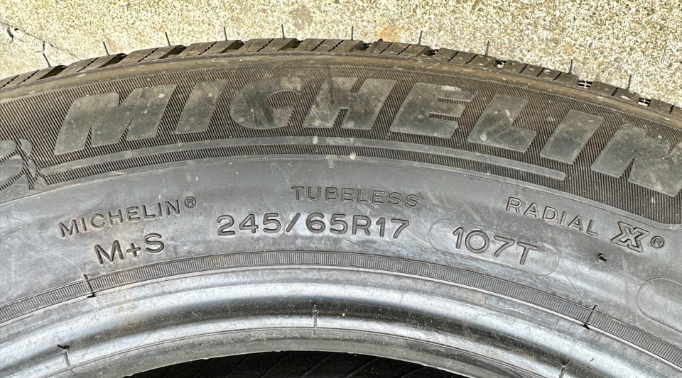 x1 Michelin Defender LTX M/S 245/65R17 107T Tire 245 65 R17 | eBay