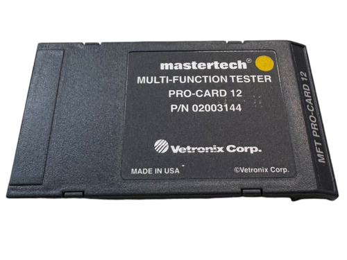 Vetronix Mastertech Pro-Card 12 Multi-Function Tester P/N 02003144 | eBay