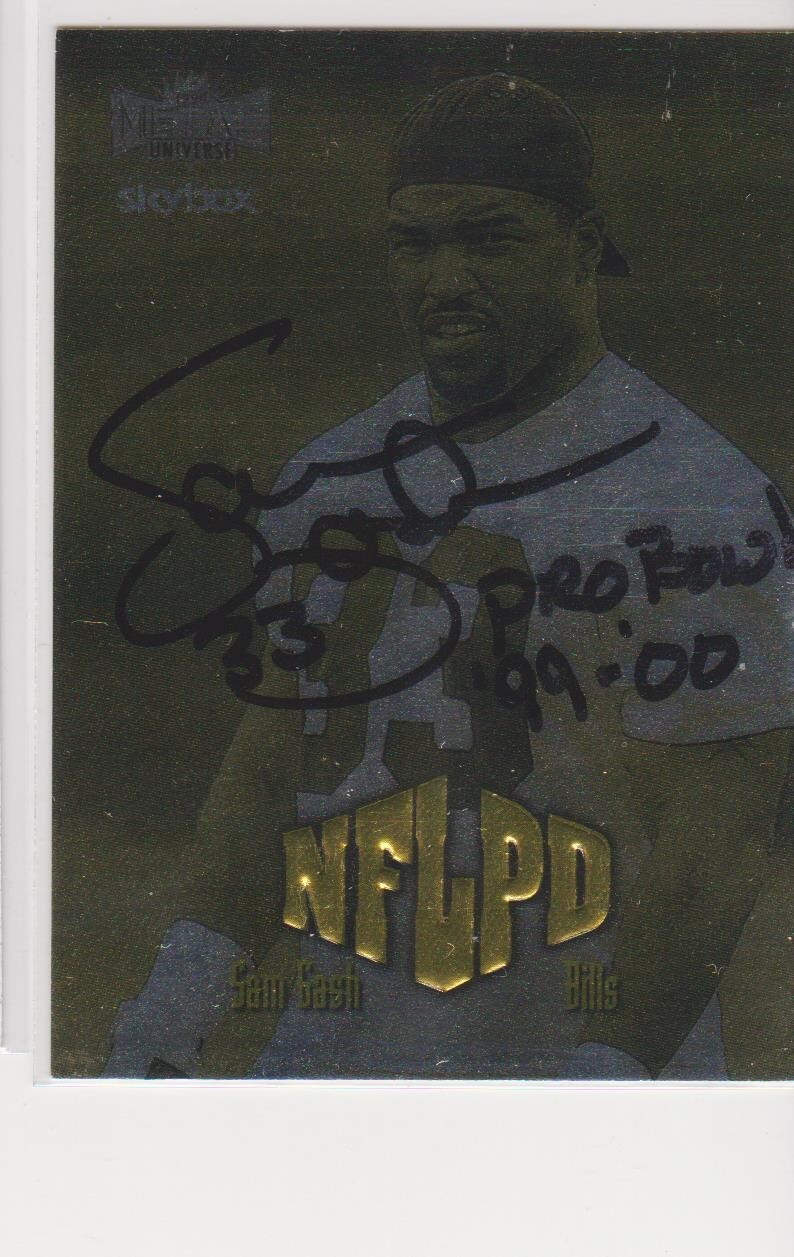 SAM GASH BUFFALO BILLS AUTOGRAPHED CARD | eBay