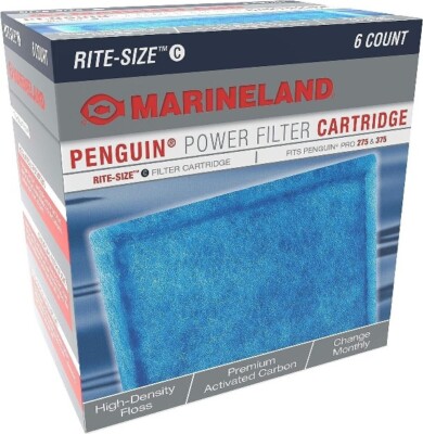 Marineland Penguin Power Filter Cartridge 5 Count-New-Fits Penguin 75 ...