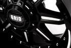 Grid Wheels 20x9 0 6x135/139.7 106.00 GD10 Gloss Black w/ Milled ...