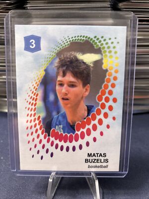 2023 DOC DECK OF CARDS 3 BLUE MATAS BUZELIS ROOKIE RC BASKETABLL | eBay