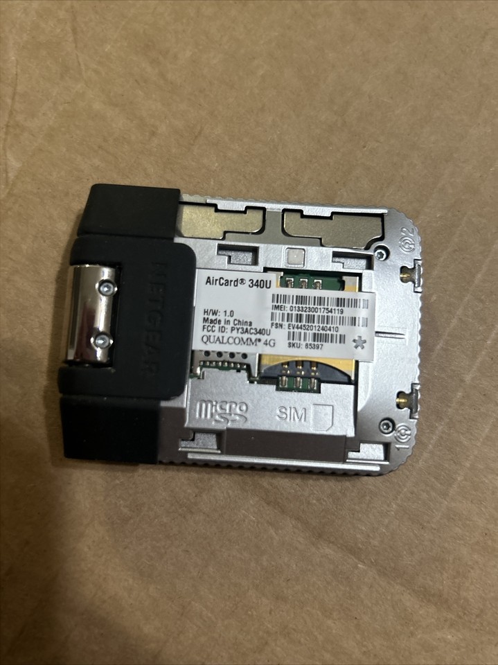 Unlocked AT&T Netgear 340U Beam 4G LTE Aircard Broadband Mobile WiFi ...