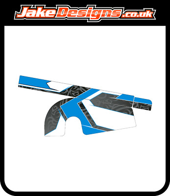 TRIBAL BLUE CHAIN GUARD STICKER KIT TO MATCH OUR FULL KART KIT ...