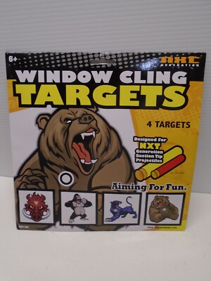 New NXT Generation Kid's Beast Window Cling Targets for Suction Tip ...
