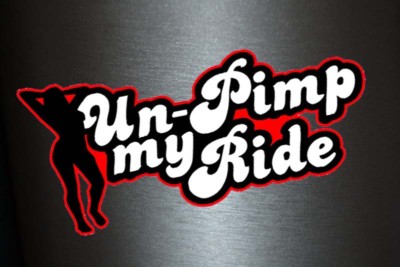 1 x Aufkleber Un-Pimp My Ride Pimp Sexy Sticker Shocker Tuning ...