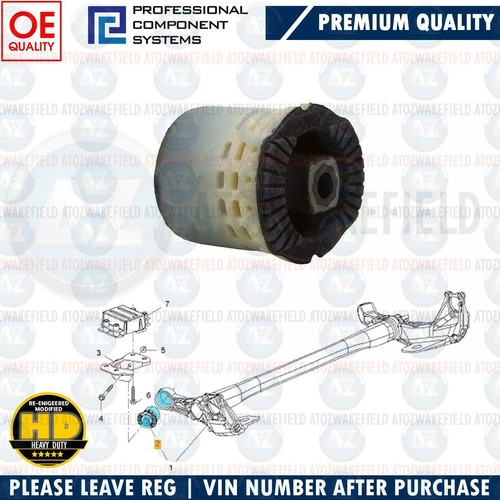 FOR VAUXHALL ASTRA J CHEVROLET CRUZE REAR AXLE CROSSMEMBER BEAM BUSH ...