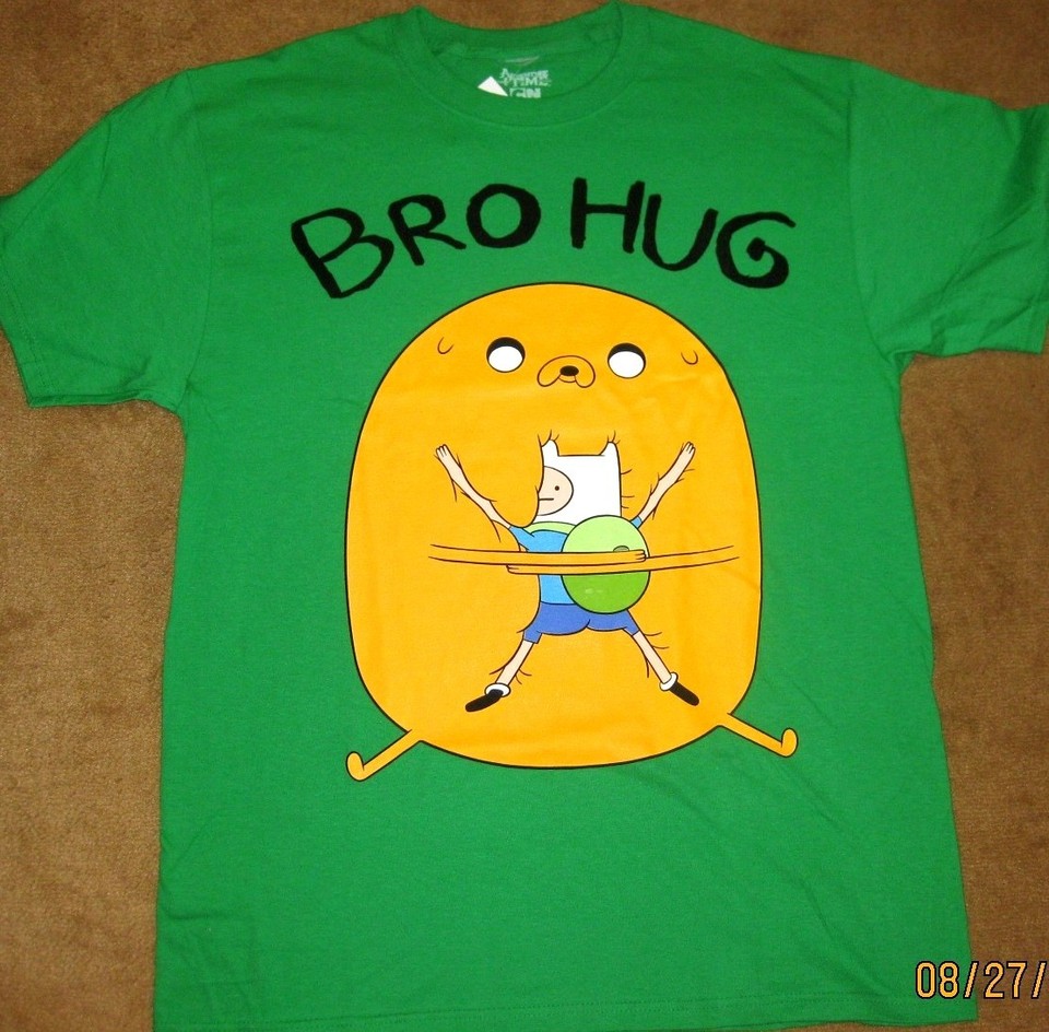 Adventure Time with Finn & Jake "Bro Hug!" Men's T-Shirt Officially ...