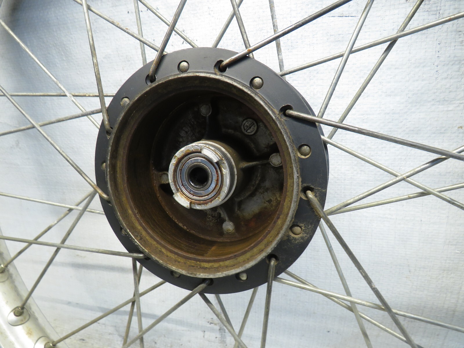 1974 SUZUKI EXACTA TRIALS RL250 OEM 21" FRONT WHEEL ASSEMBLY | eBay