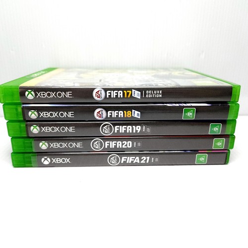 5x FIFA Games '17-'21 Bundle - Microsoft Xbox One Game - All Tested ...