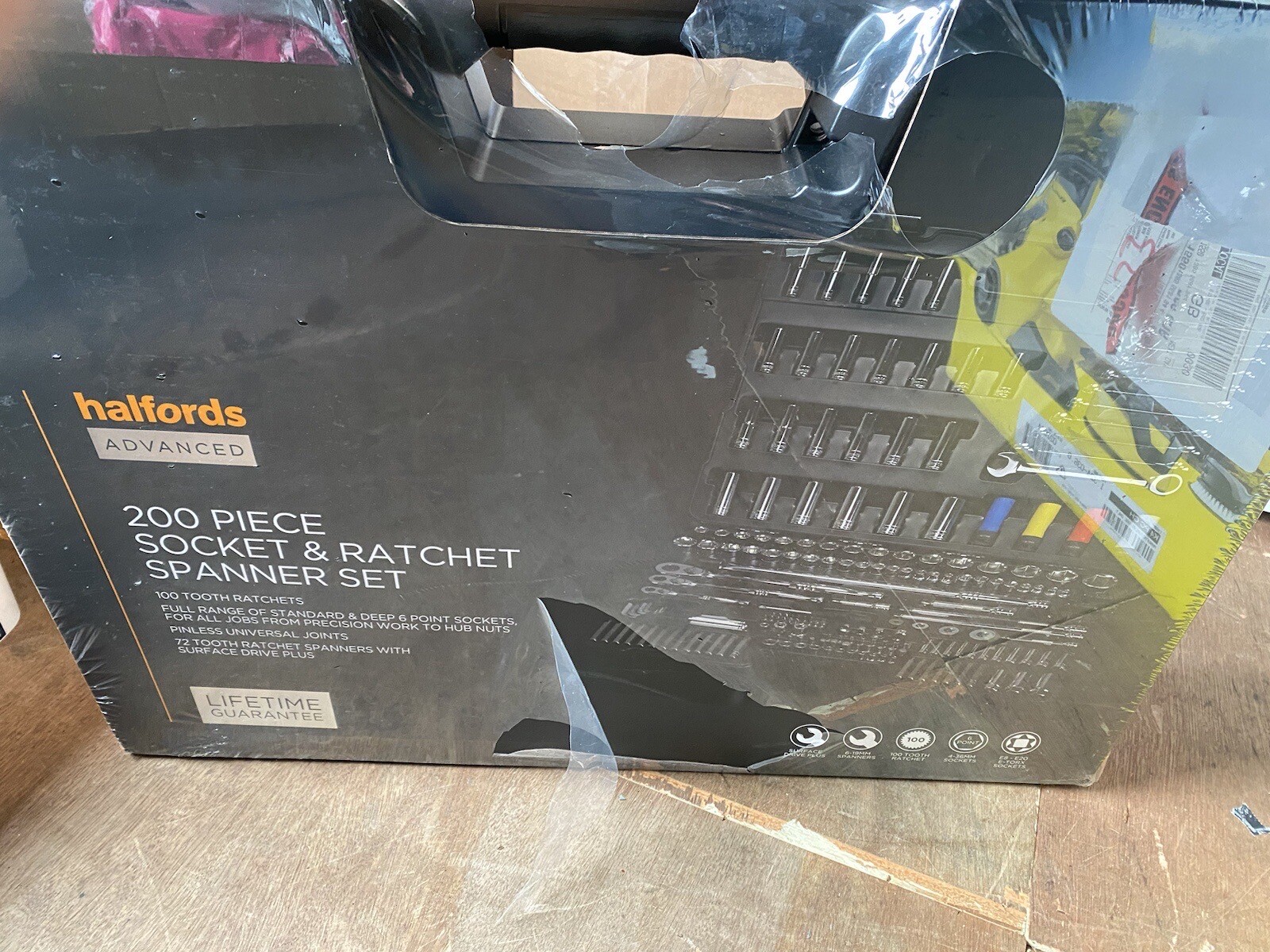 Halfords Advanced 200 Piece Chrome Socket Set Lifetime Warranty UK. New ...