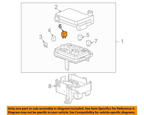 GM OEM 10-22 LaCrosse,Regal,SS,Terrain Electrical Fuse Relay-Relay ...