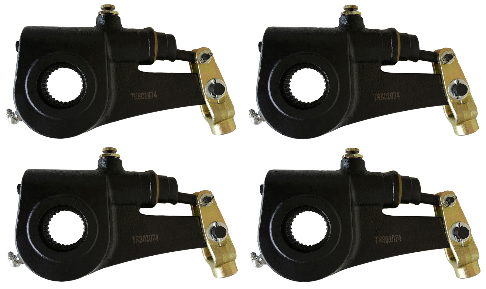 4 x Automatic Slack Adjuster 1.5"x28 Spline 6" Lever Replaces Meritor ...