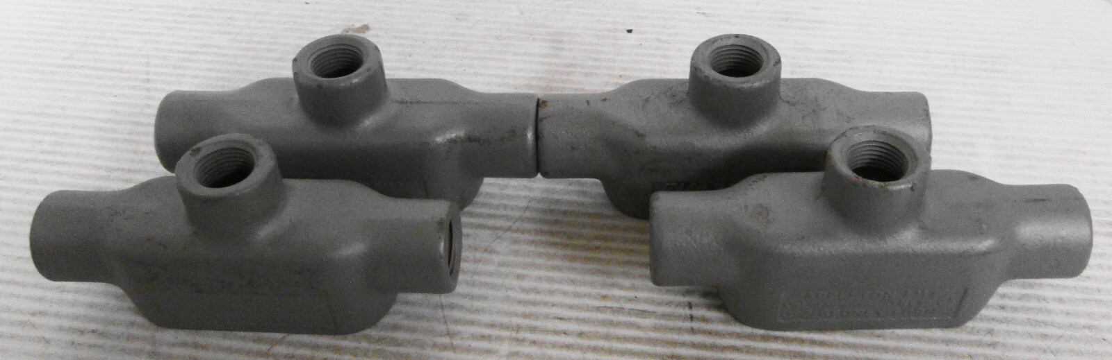 Appleton O-Z/Gedney TB17 Form 7 Conduit Body 1/2" 6.0 CU IN Cast Iron ...