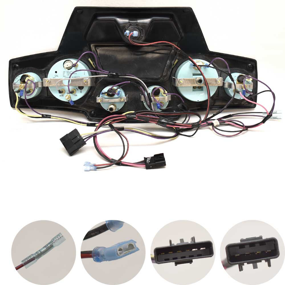 Tracker Boat Gauge Dash Panel | w/ Teleflex Gauges 20 1/4 x 8 Inch | eBay