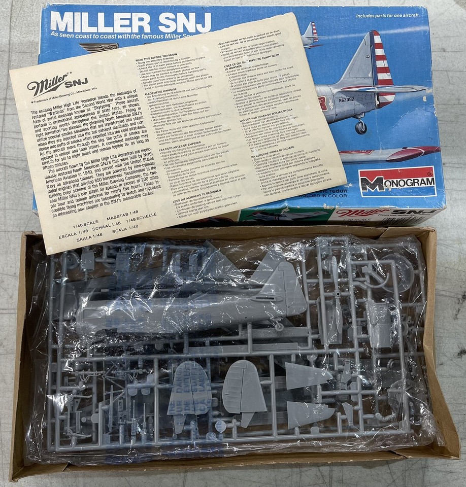 Monogram Miller SNJ Texan 5307 Model Kit 1:48 Kit No. 5307 | eBay