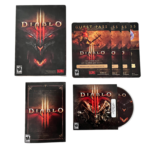 Diablo 3 CD Box Set Blizzard 2012 Complete Game Collectors Item (7 ...