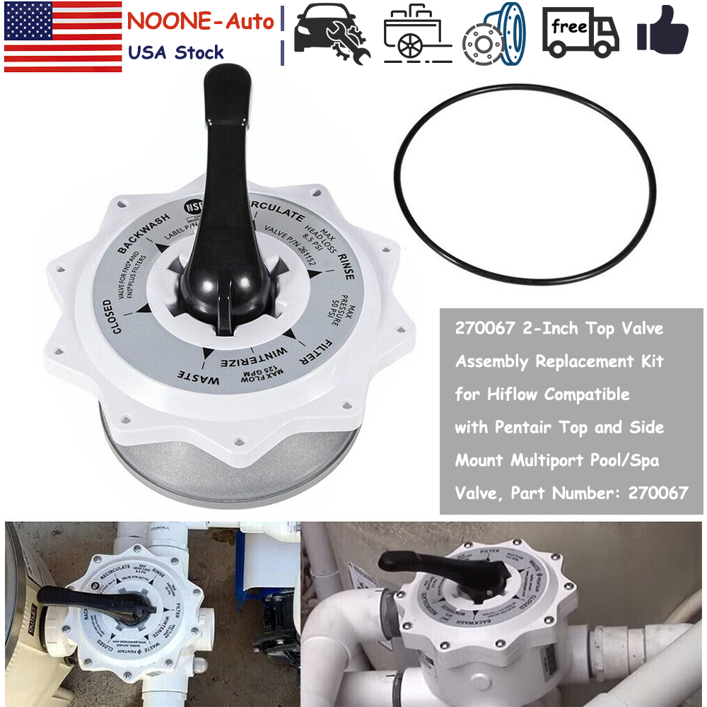 Replacement 2" for Pentair Hiflow Multiport Valve Top Assembly 261055 ...