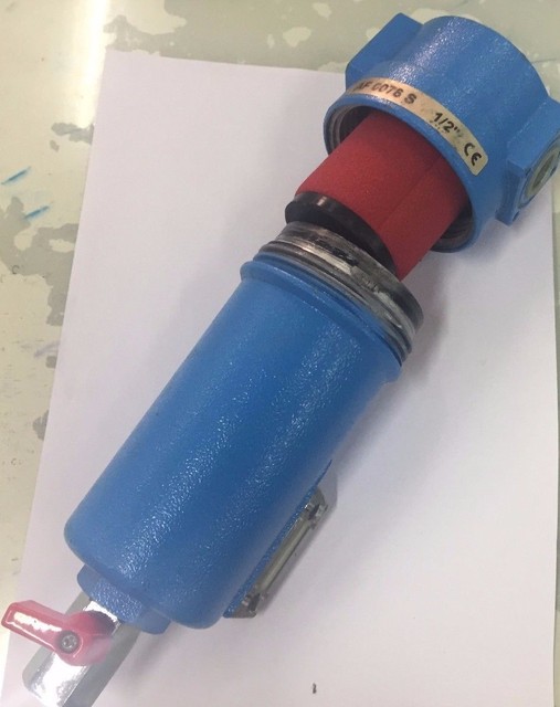 OMEGA AIR AF0076 Compressed Air Filter 1/2" 16 bar 0.01 micron for sale ...