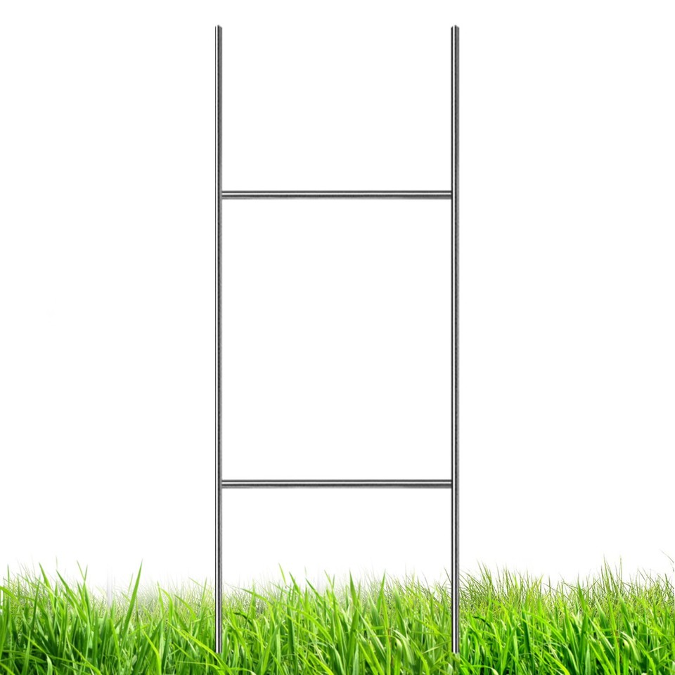 Sturdy Metal H Frame Wire Step Stakes for Yard Signs(10 x 30 inch ...