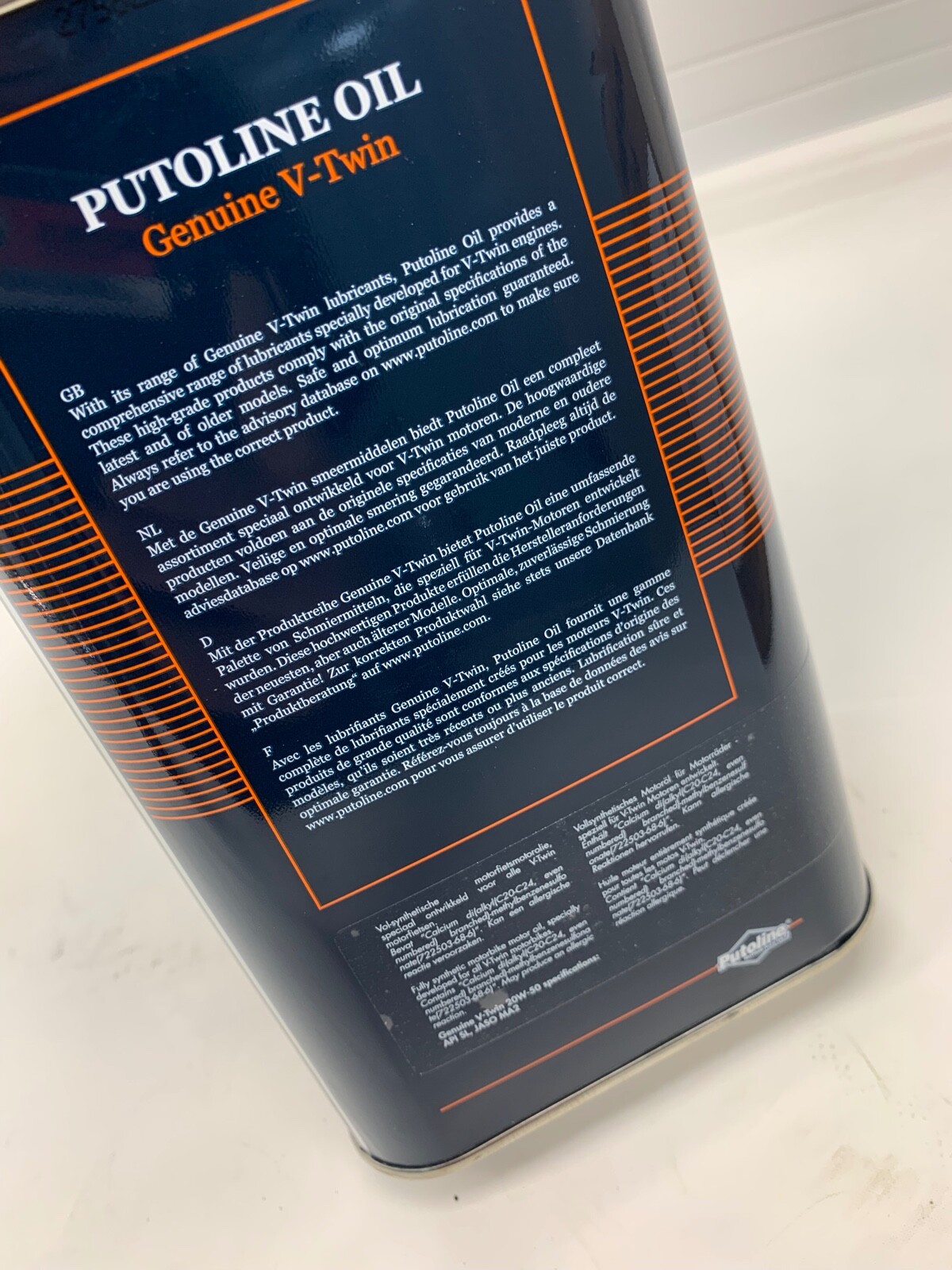 Putoline V-Twin Fully Synthetic Motorcycle Oil 20w50 1l Harley Davidson ...