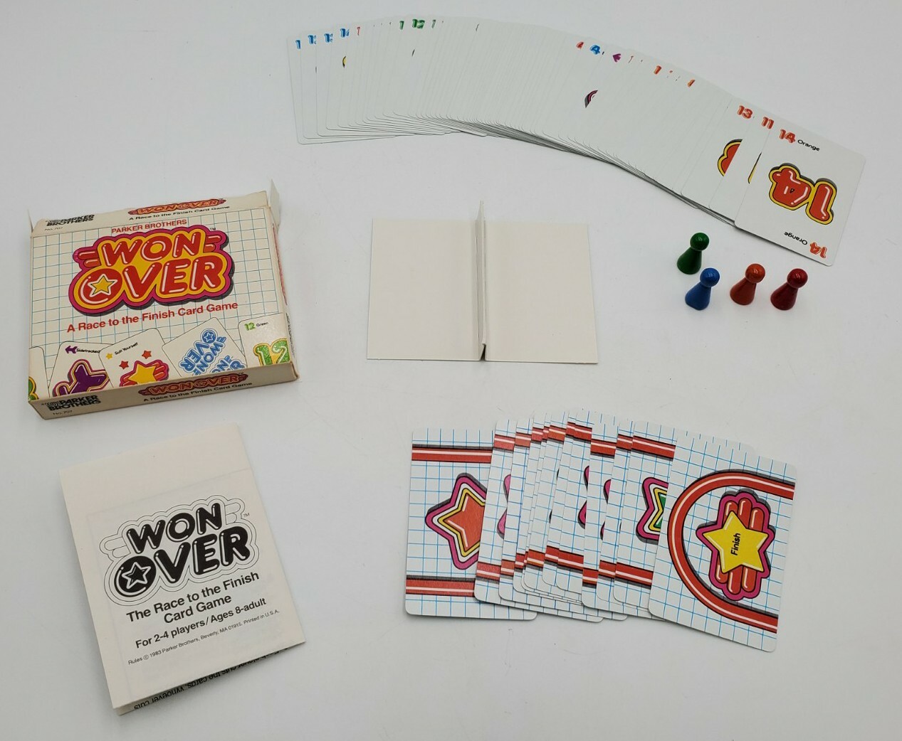 Won Over Card Game Parker Brothers 1983 | eBay