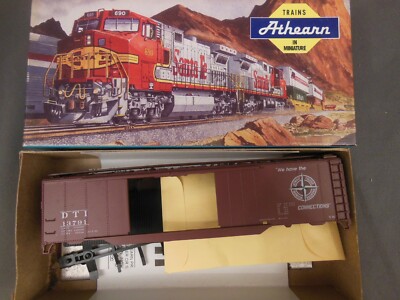 HO ATHEARN KIT DTI DOUBLE DOOR 50' BOX CAR | eBay