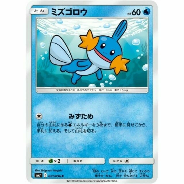 Shiny Mudkip Card