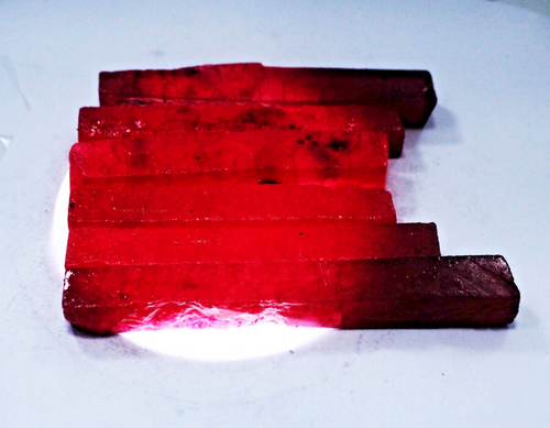 NATURAL Ruby Red Uncut Rough Huge Size 718.90 Ct CERTIFIED Loose ...
