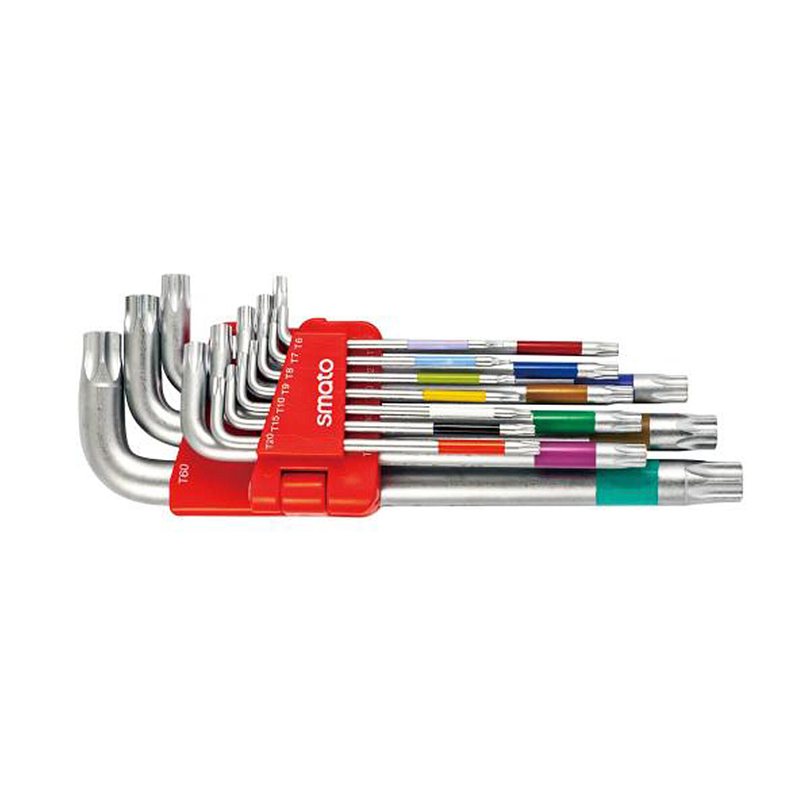 15pcs 6-point Star Star Ball End L-Key Wrench Set Extra Long STLS-15M ...