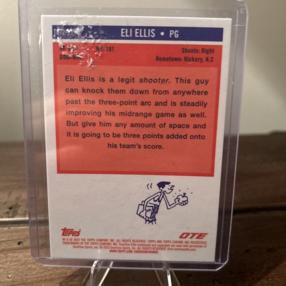 Eli Ellis 2023 Topps OTE #TB72-19 Reapers | eBay
