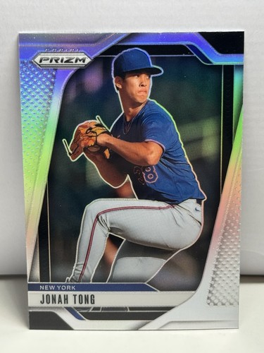 2025 Panini Prizm - Jonah Tong, Jonah Tong #284 Silver Prizm (RC) Mets ...