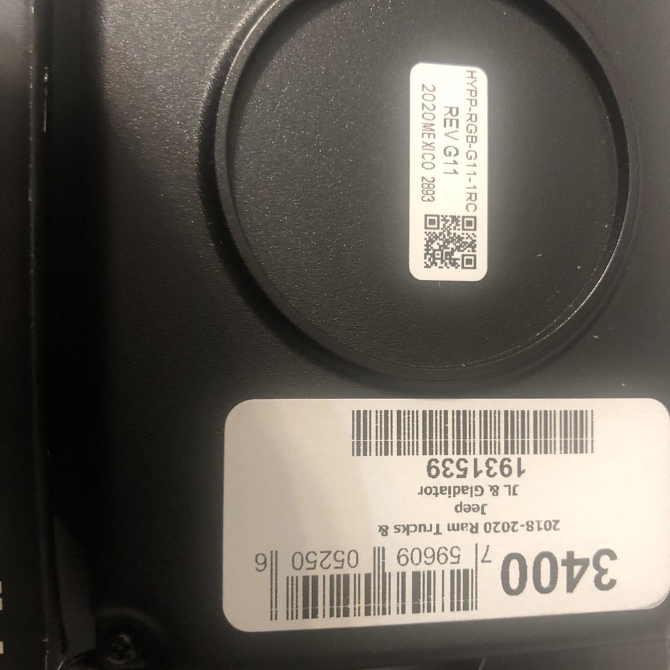 Hypertech 3400 Speedometer Calibrator Color Screen 2018-2020 Ram Jeep Gladiator | eBay