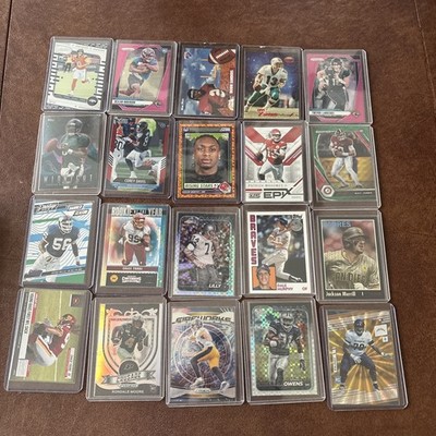 20 Football And Baseball Cards Which Includes Numbered Cards And ...