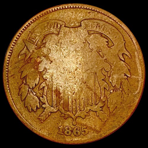 1865 Two Cent Copper Piece | eBay