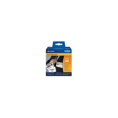Brother DK1234 DK1234 ADHESIVE NAME BADGE FOR QL MACHINES | eBay