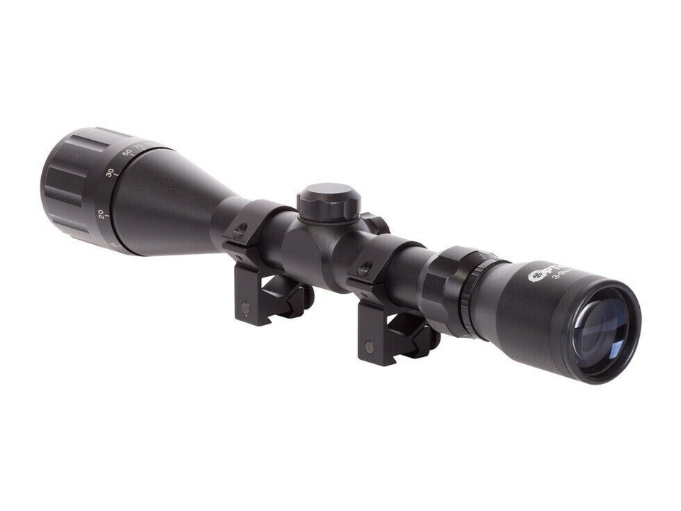 Hatsan Optima 3-9X40AO Mil-Dot Reticle Air Rifle Scope w/ CD Hat and ...