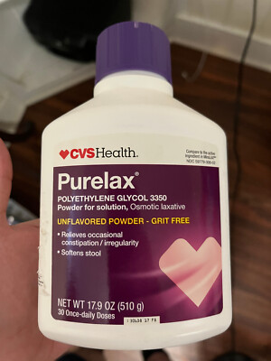 purelax polyethylene glycol 3350 30 once daily doses | eBay