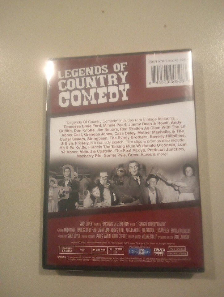 Legends of Country Comedy (DVD, 1993) Rare Sketches Of Comedy Footage ...