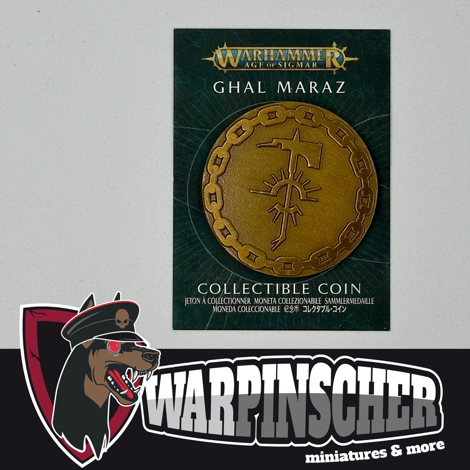 Warhammer Age of Sigmar / AoS - Collectible Coin / Münze Ordnung - Ghal ...
