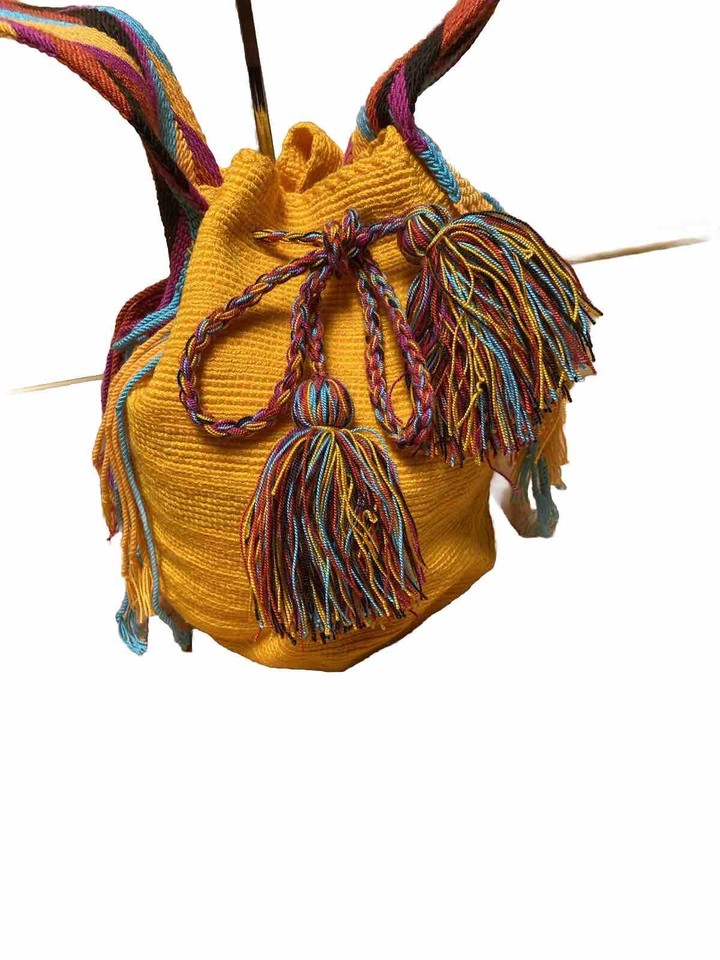 Original Wayuu Hand Made Bucket Purse Crossbody Strap | eBay