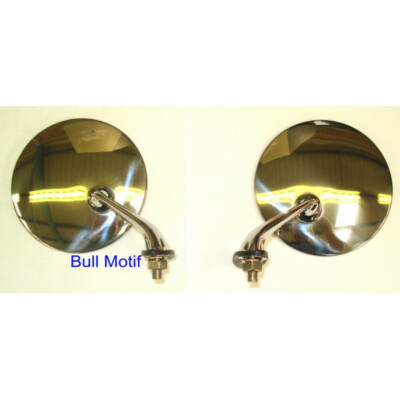 Classic Mini Wing Mirrors - Tex (Pair) MRL03 - Genuine wing-mounted! | eBay