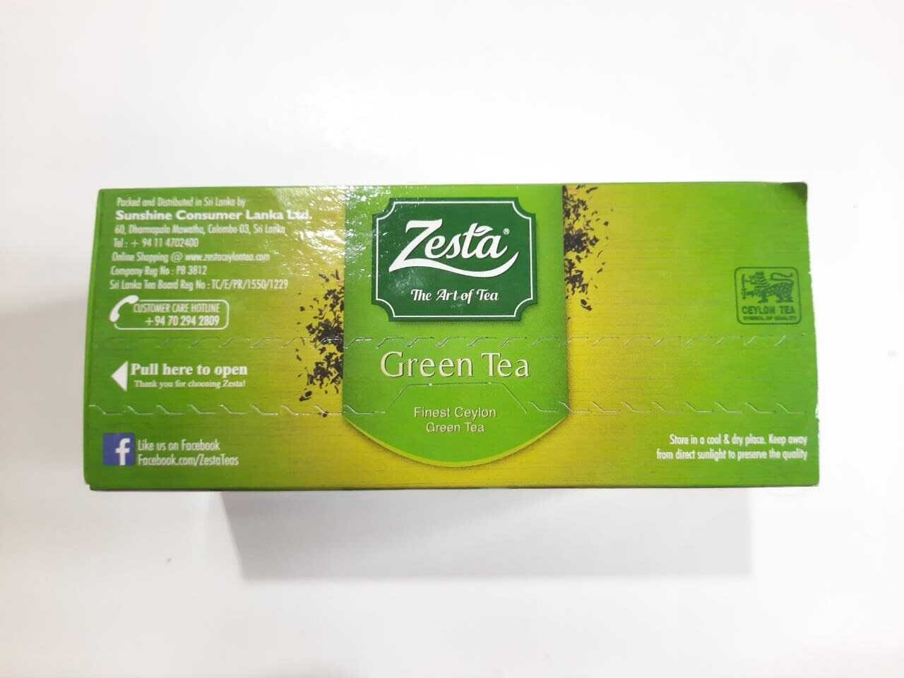 Pure Ceylon Zesta Green Tea Finest Quality Natural Organic Herbal Tea ...
