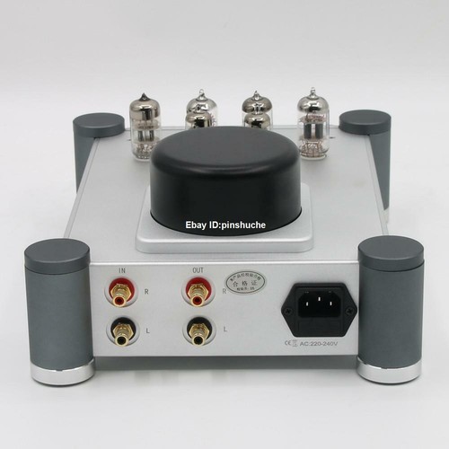 2019 12AX7+12AU7 Vacuum Tube Preamp | Stereo Audio HiFi | RCA | Silver ...