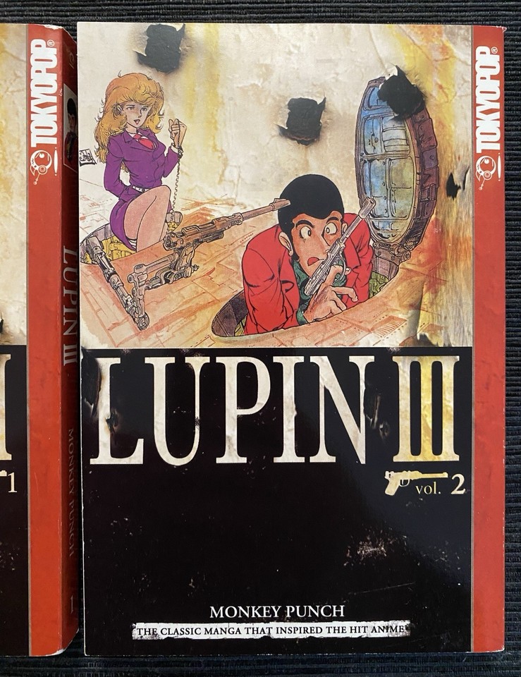 Lupin III (Lupin the Third) Monkey Punch TOKYOPOP - Volume 1 & 2 - Like ...