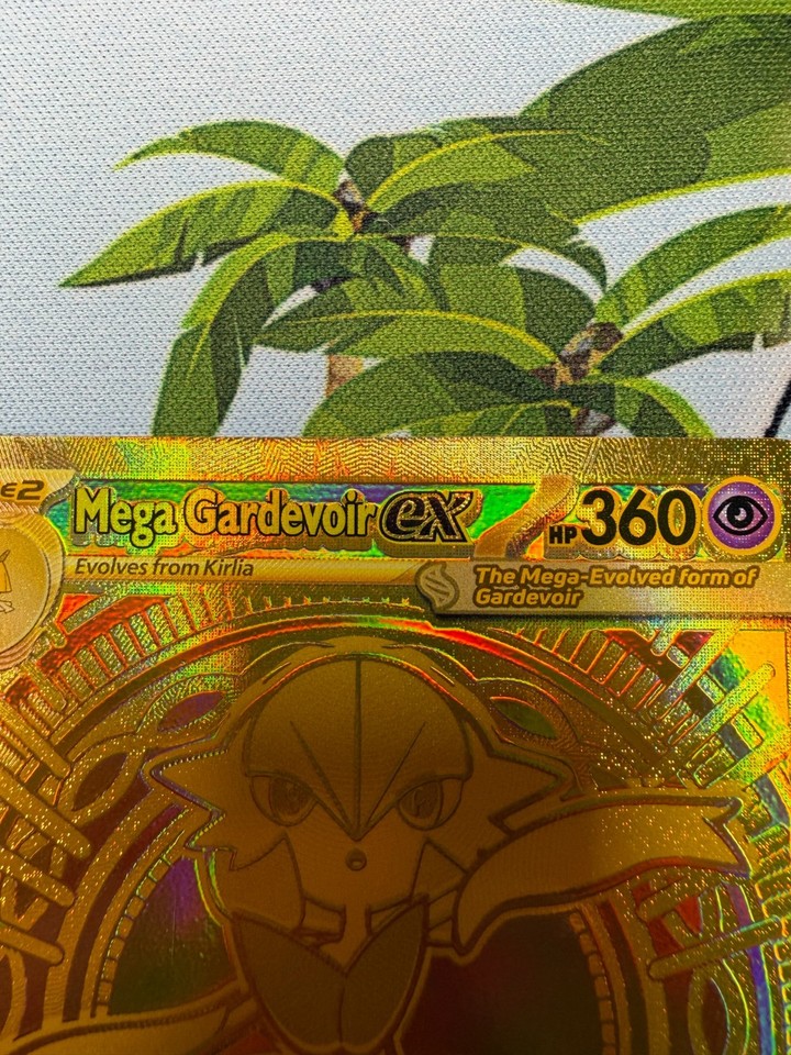 **RARE TEXTURE SHIFT ERROR MISPRINT** Mega Gardevoir EX Gold 187/132 | eBay